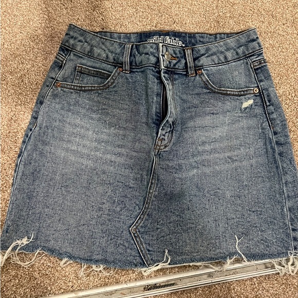 Skirts | Wild Fable Mini Jean Skirt | Poshmark